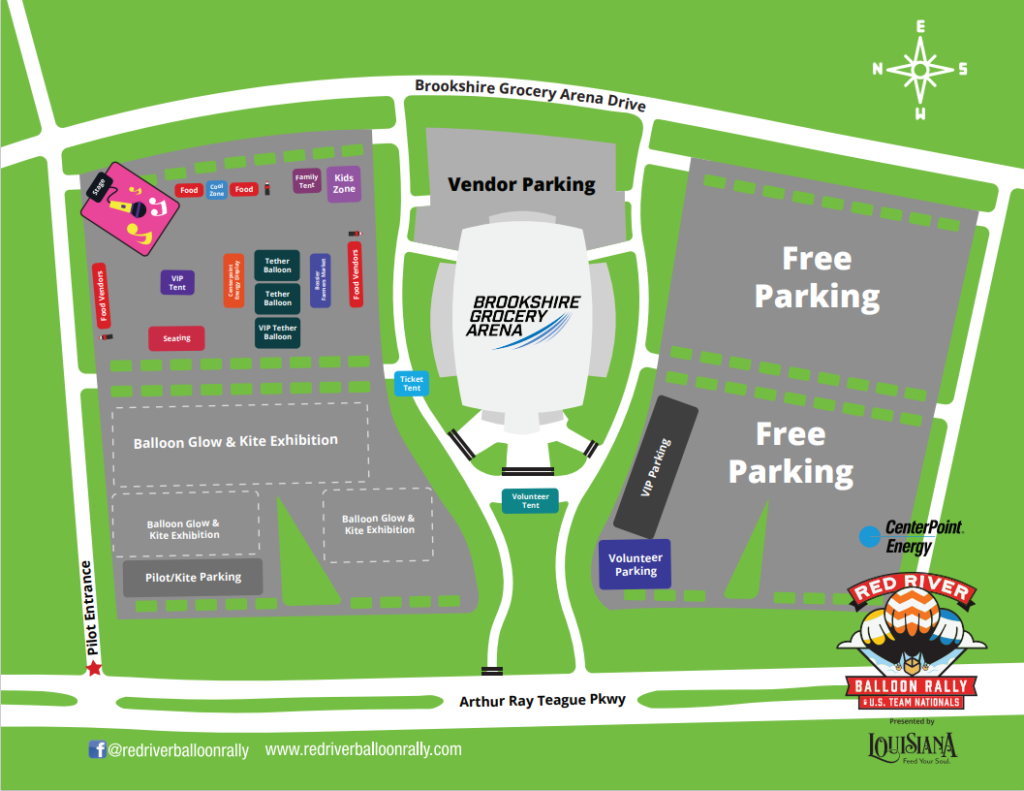 Map | Red River Balloon Rally